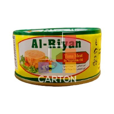 Carton - AL RIYAN TUNA MEAT IN VEGETABLE OIL MUKALLA 48*200GM - الريان ...