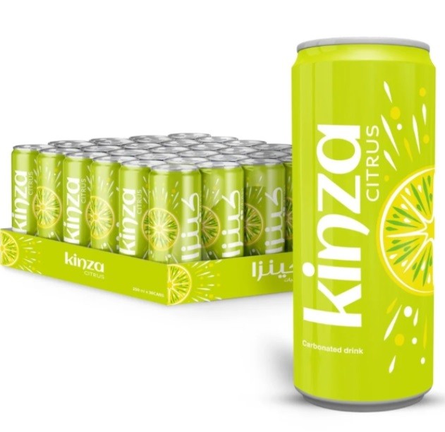 Carton - KINZA CITRUS DRINK 30*250ML - 30*250ML كينزا حمضيات