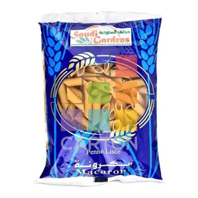 Carton - SAUDI GARDENS MACARONI 11 - 20*400GM - مكرونة الحديقة السعودية ...